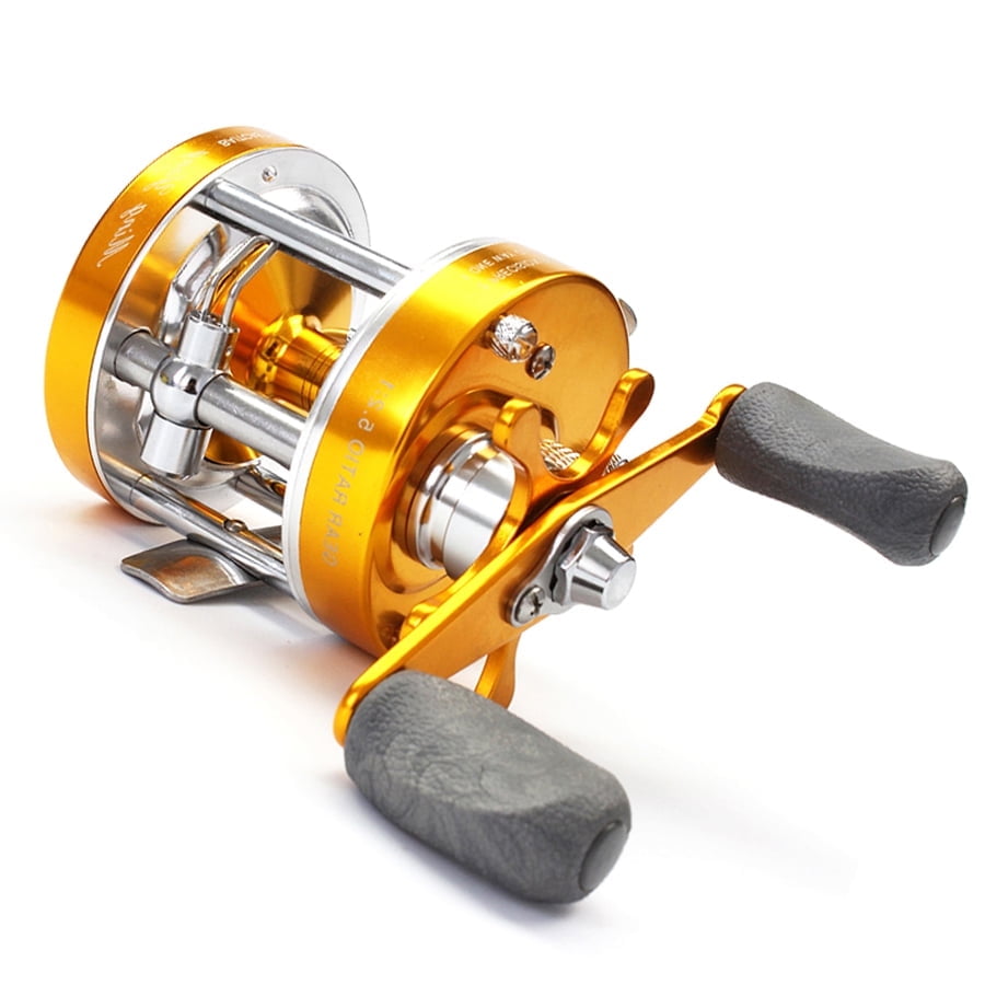 MixMart All Metal Baitcasting Fishing Reel 5.2:1 Left/Right Hand ...