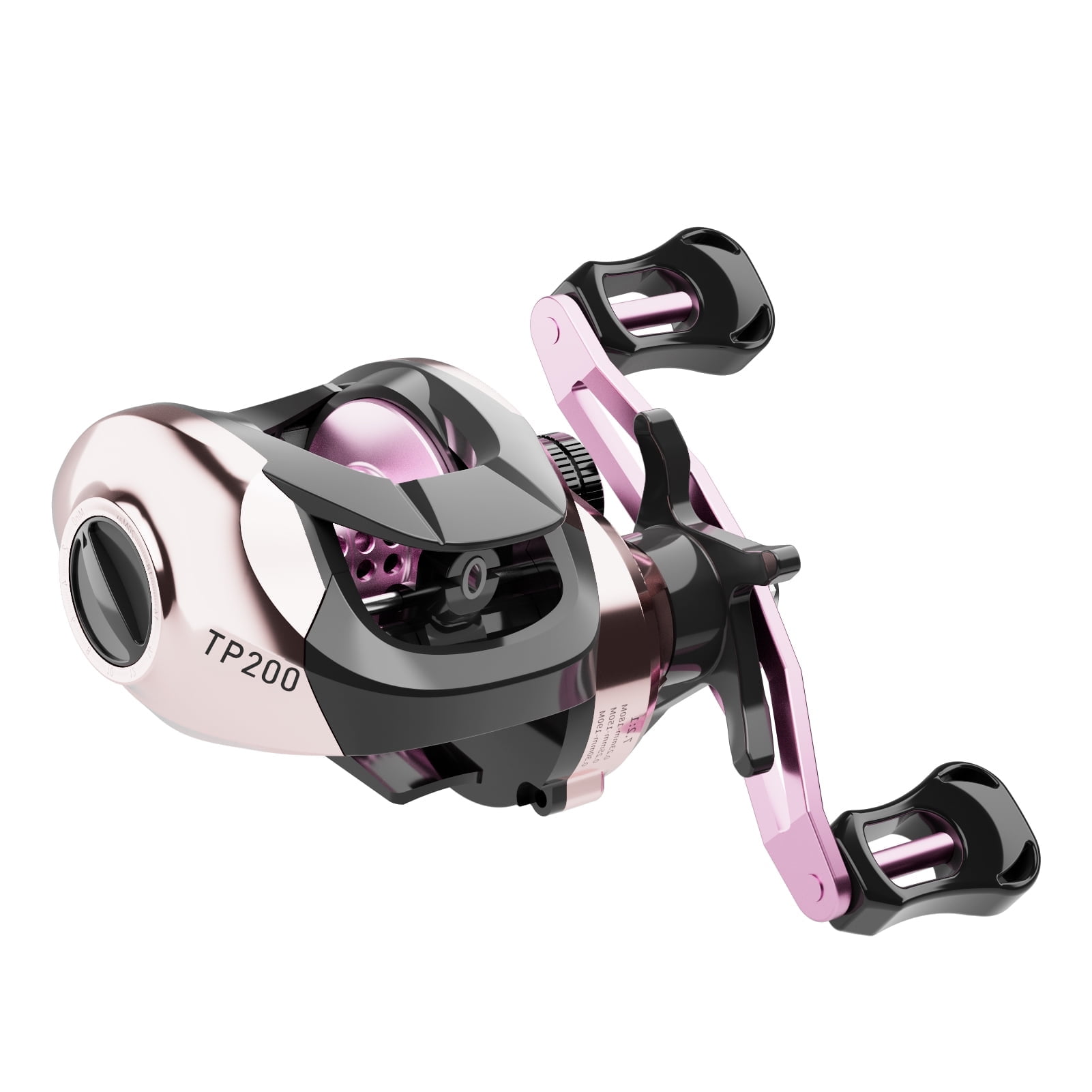 MixMart Lightning TP Baitcaster Fishing Reel, 7.2:1Gear Ratio,22Lbs,3 ...