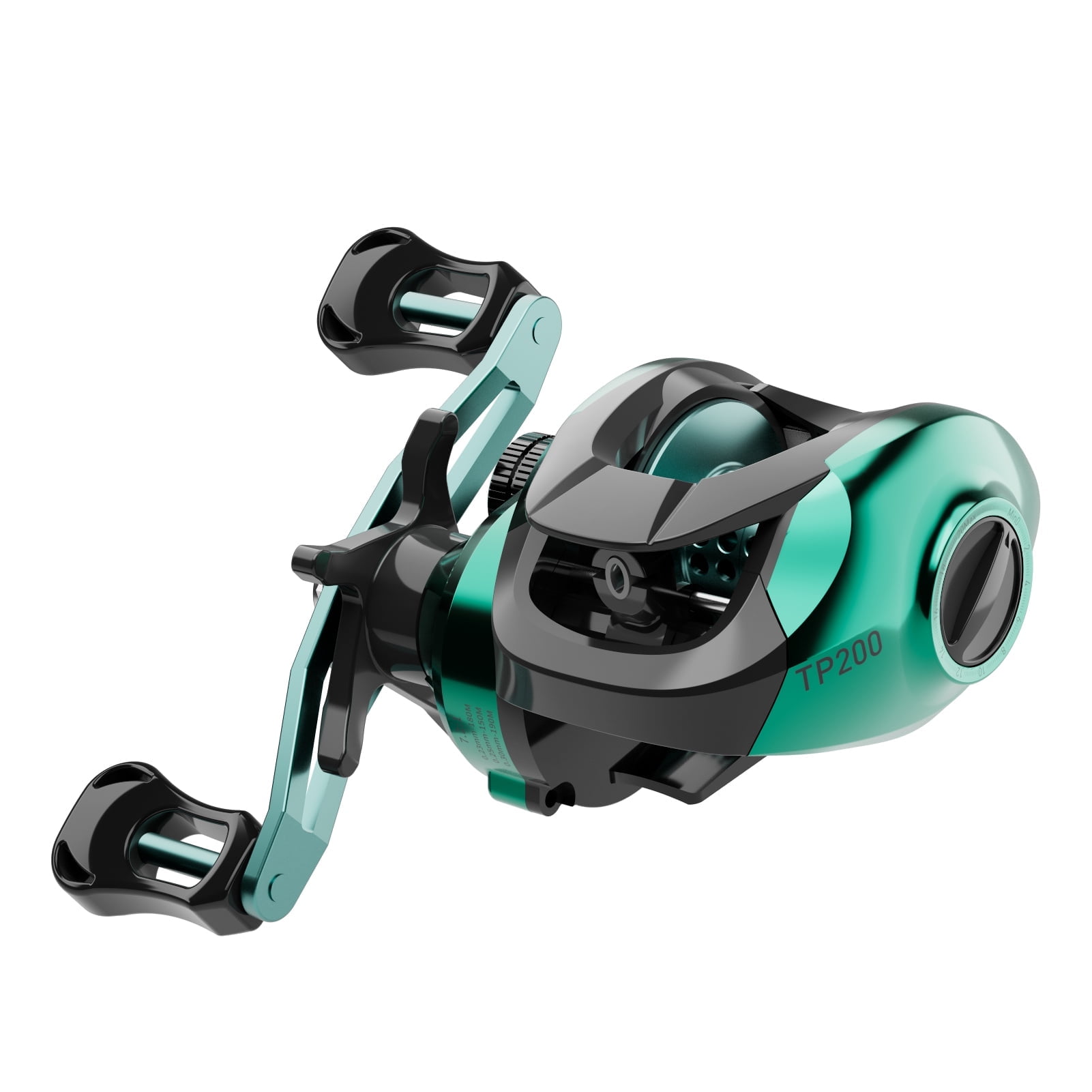 MixMart Lightning TP Baitcaster Fishing Reel, 7.2:1Gear Ratio,22Lbs,3 ...