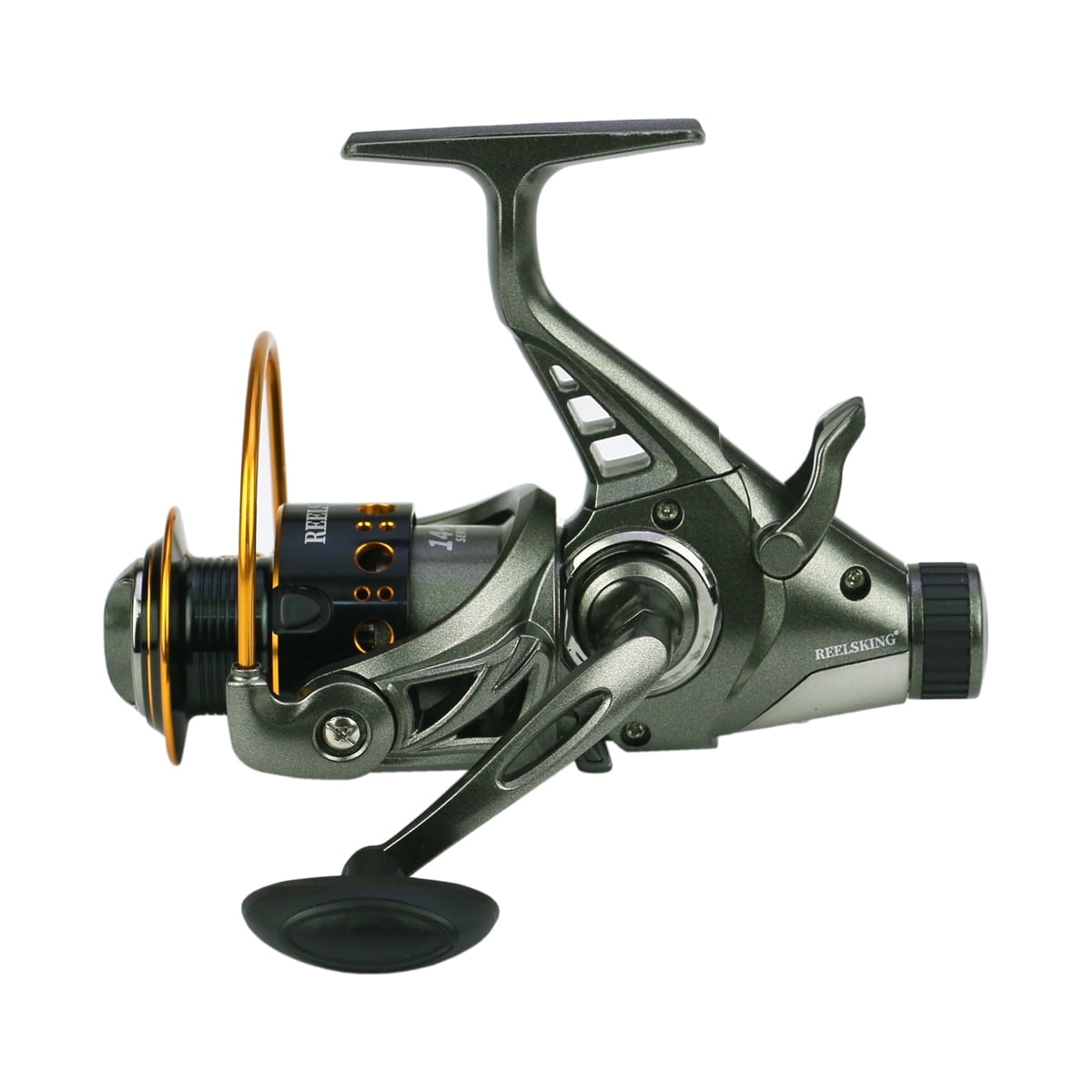 MixMart Metal Spool Double Brake Reel Spinning Reel Gear Ratio 4.9/5.2 ...
