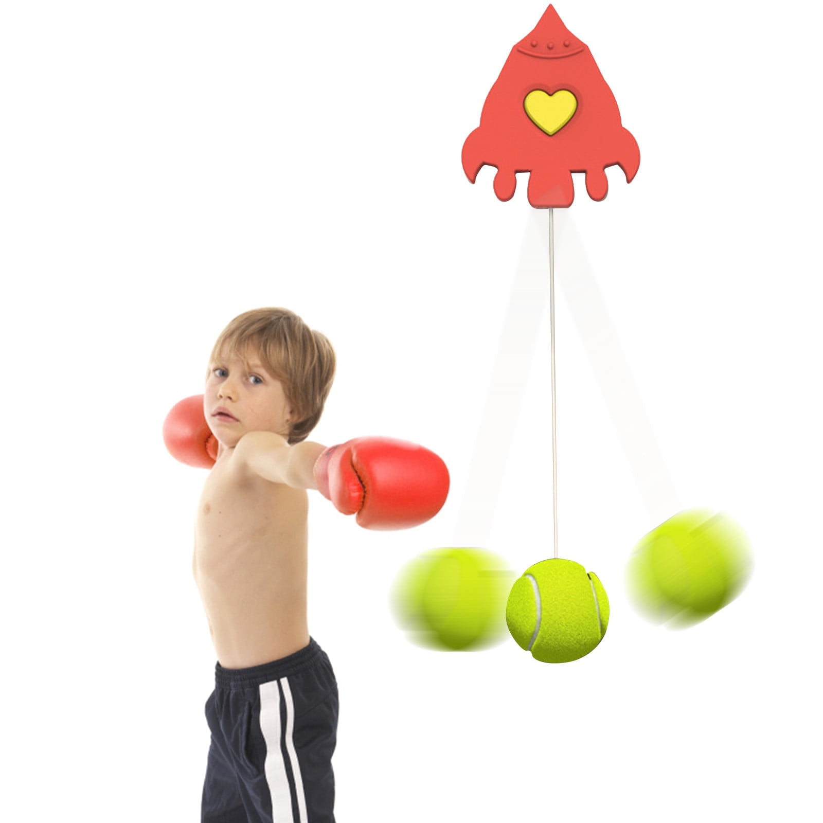 MixMart Squishy Toy Boxing Speed Training Boxing Hanging Speed for Reaction Speed and Hand Eye ...
