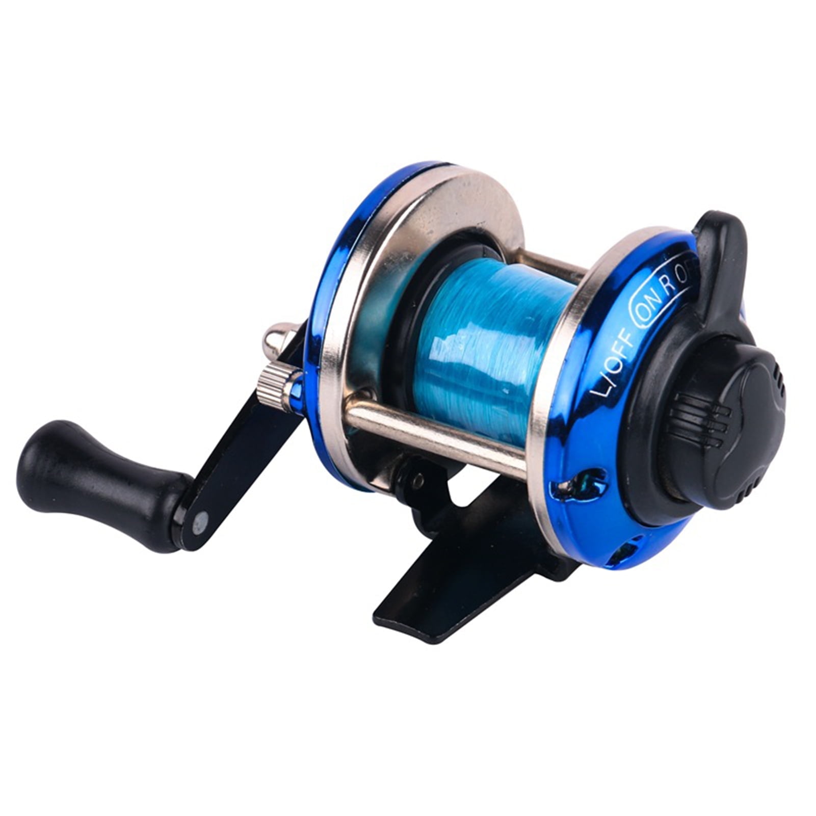 MixMart Winter Mini Trolling Ice Fishing Reel Spinning Wheel Fish ...