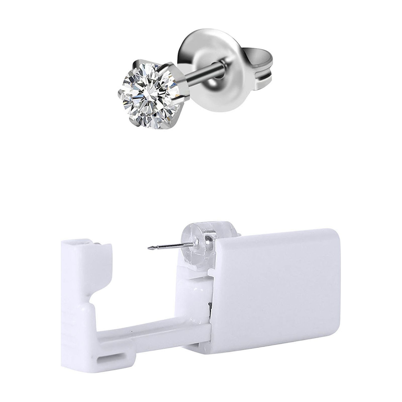 CHOII 2 Pack Self Ear Piercing Gun Earring Disposable Piercing Kit No ...