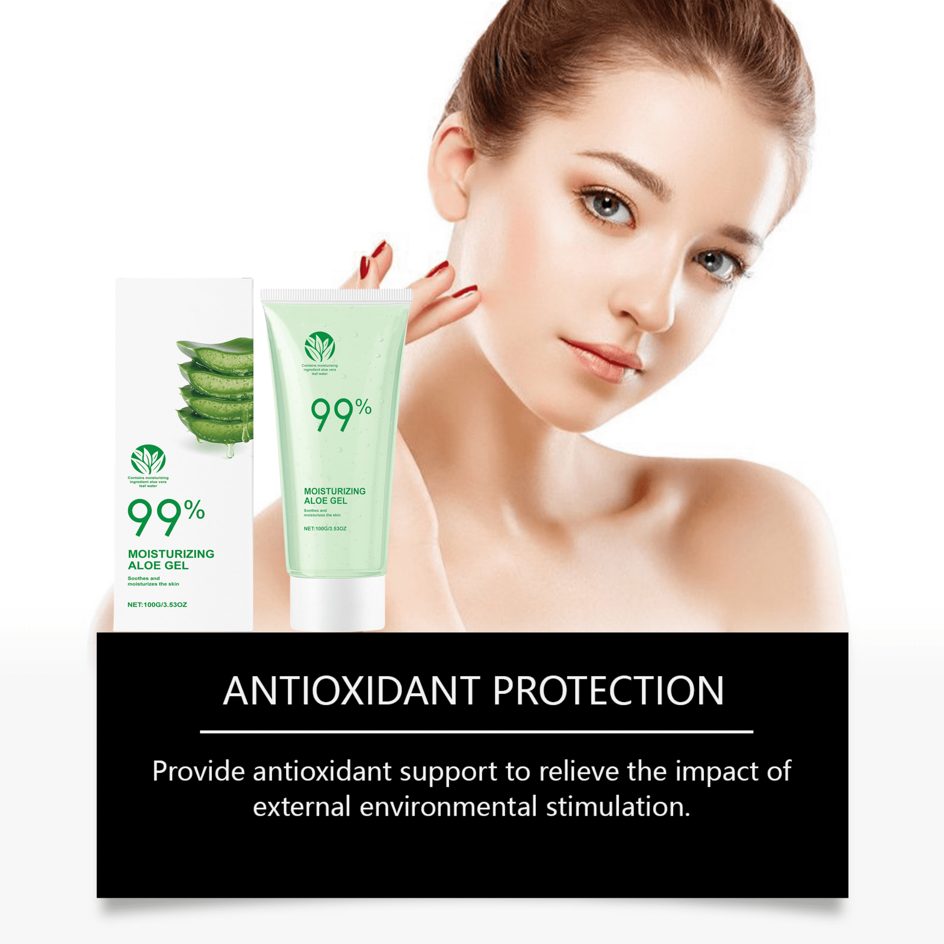 CHOII Aloe Soothing Gel,Moisturize Sensitive Muscles,Redden And Soothe ...