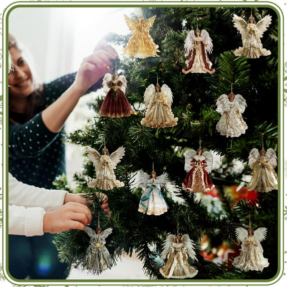 CHOII Christmas Decorations,Santa 2D Flat Acrylic Christmas Tree ...