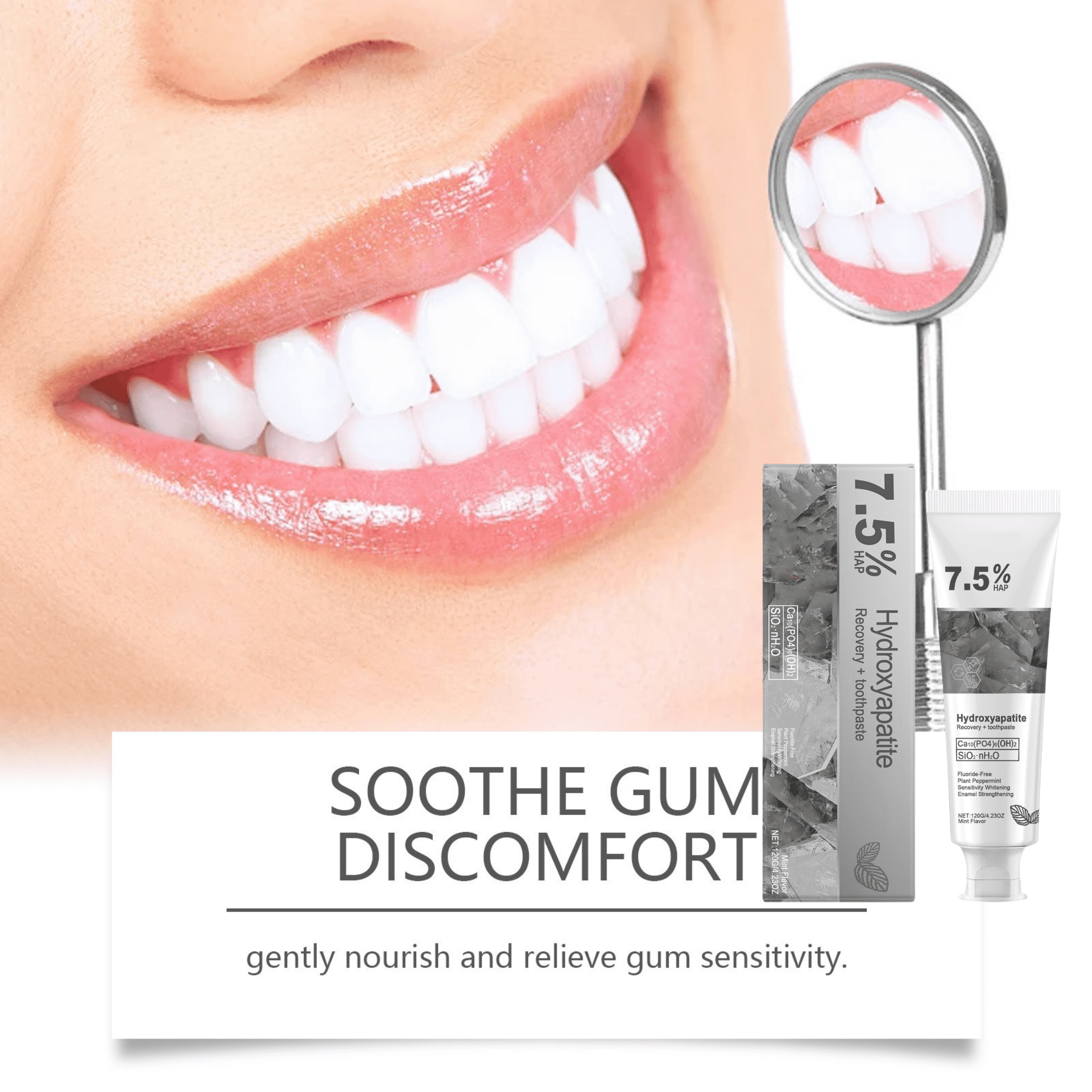 CHOII Hydroxyapatite Toothpaste for Advanced Enamel Protection,Gentle ...