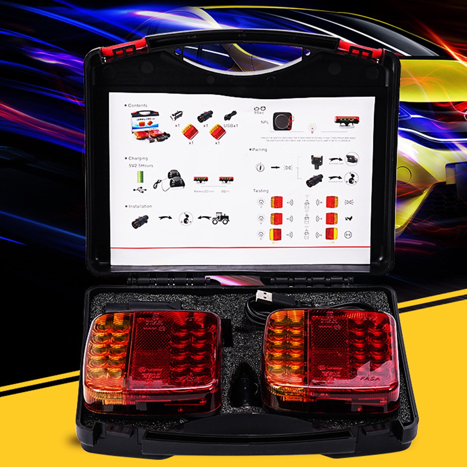 CHOII Pack of 2 LED Bulb Red for Tail Lights Brake Lights, Super Bright LED Replacement for Stop ...