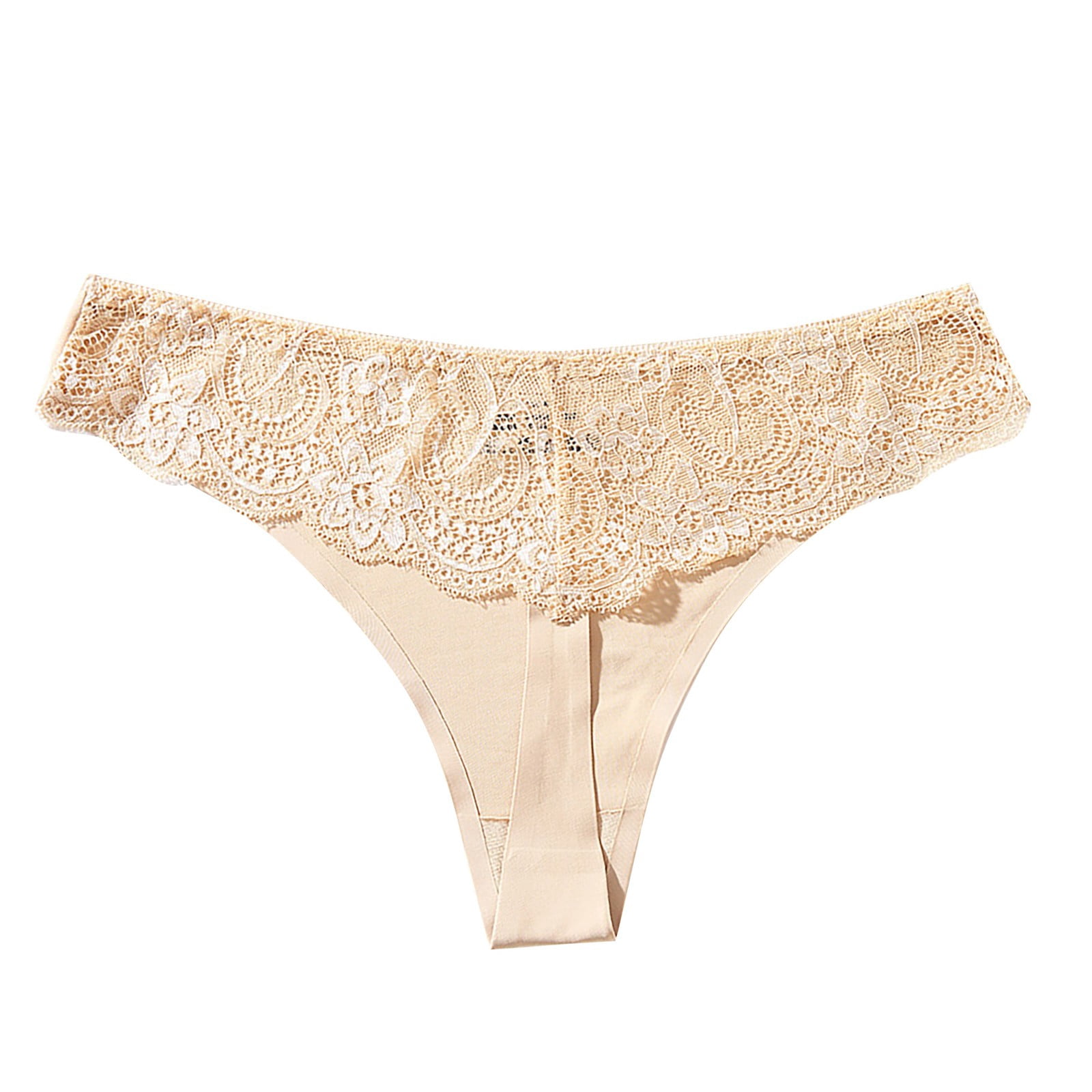 CHOII Women Sexy Lace Panties Lingerie Seamless Thong Breathable Low ...