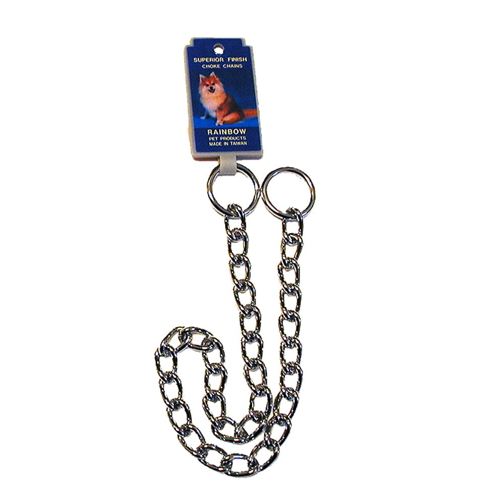 Intrepid International Choke Chain Slip Collar, 3mm Chrome, 22 Inches ...
