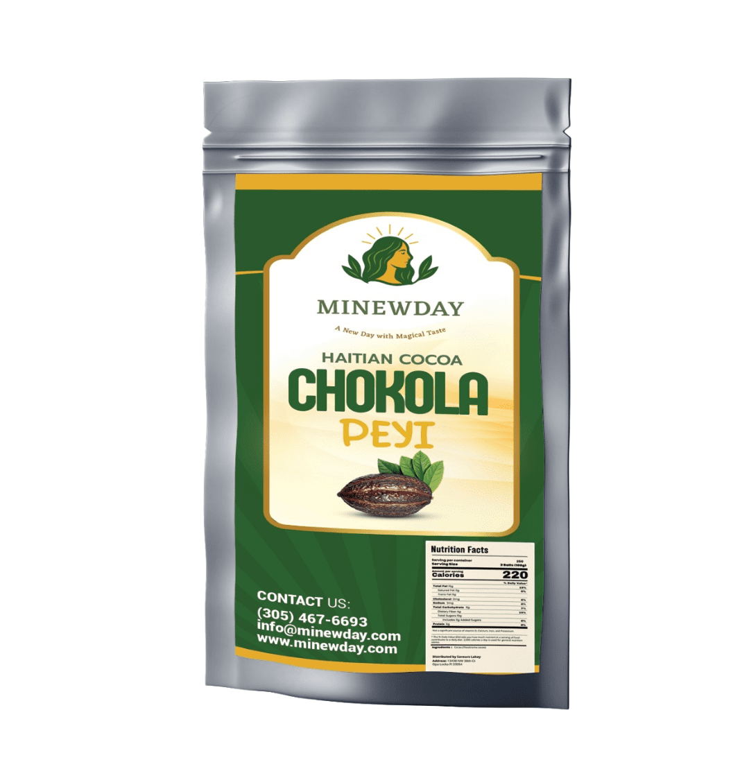 CHOKOLA PEYI (4 BOUL) PREMIUM CARRIBEAN HAITIAN CACAO (CHOCOLATE BALLS ...