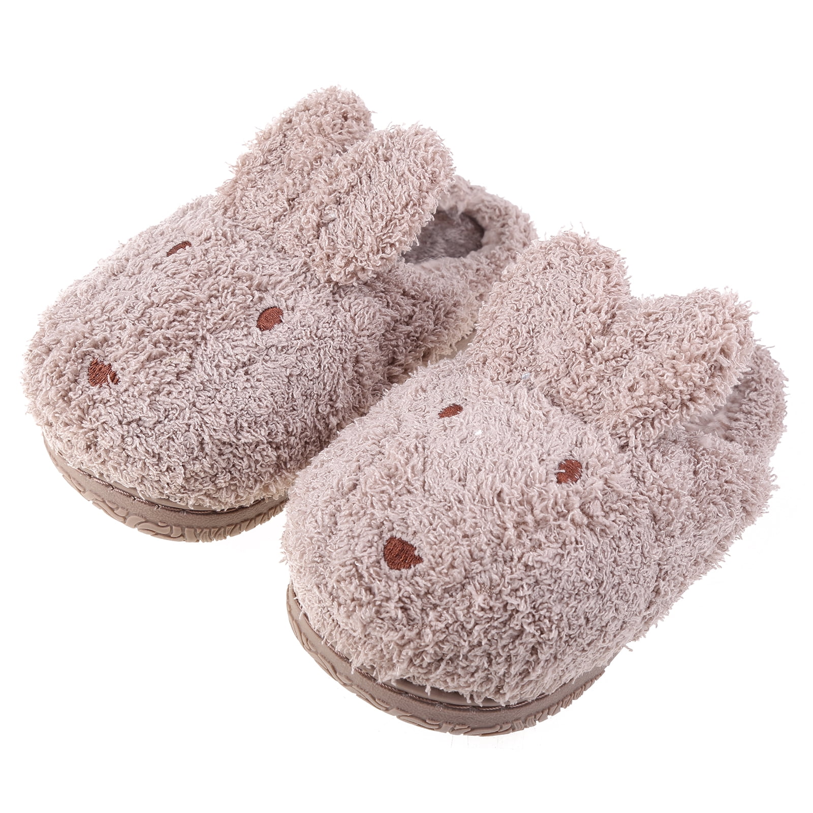 CHOMOEN Cartoon Cute Ears Rabbit Bunny Slippers No Slip Indoor Home ...
