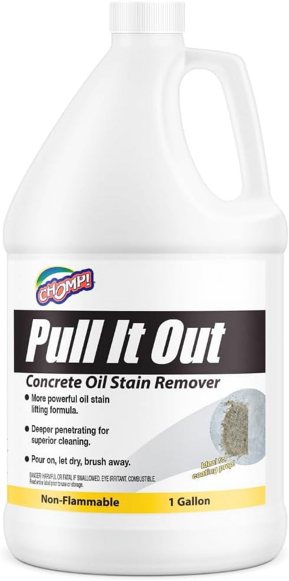 CHOMP! Concrete Oil Stain Remover: Pull It Out Removes and Cleans Oils ...