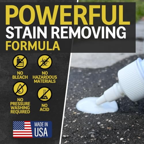 CHOMP! Concrete Oil Stain Remover: Pull It Out Removes and Cleans Oils ...