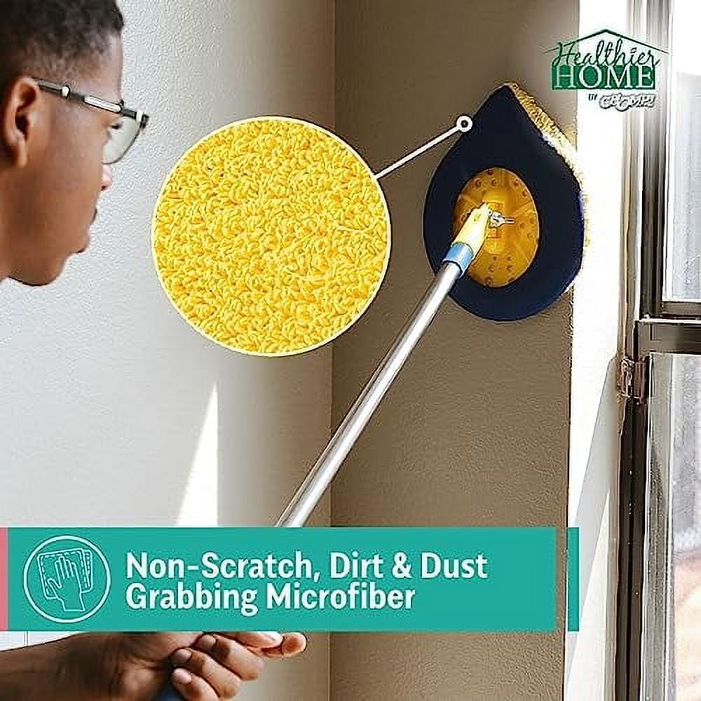 CHOMP Long Handle Wall Cleaner, 5 Minute CleanWalls Extendable Wall ...