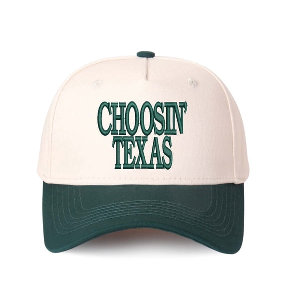 CHOOSIN' TEXAS Letter Embroidered Color Block Trucker Hat Unisex ...