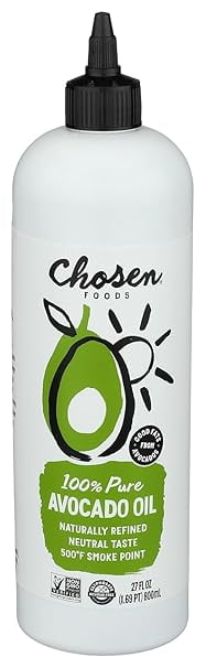 CHOSEN FOODS 100% Pure Avocado Oil Chefs Bottle, 800 ML(Packaging May ...