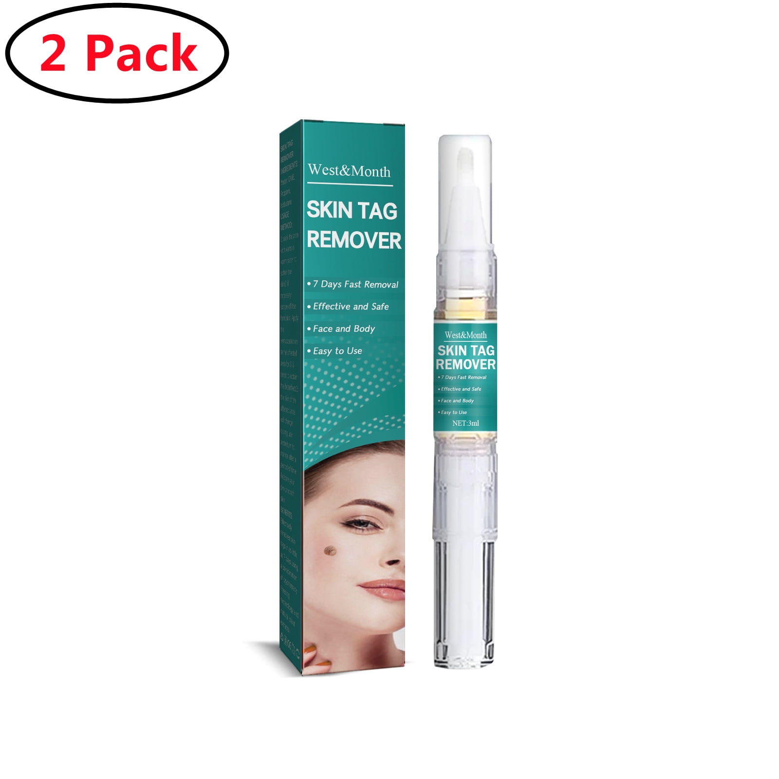 CHOUXI 2 Pack Wart Removal for Common Warts on Hands, Elbows, & Knees ...