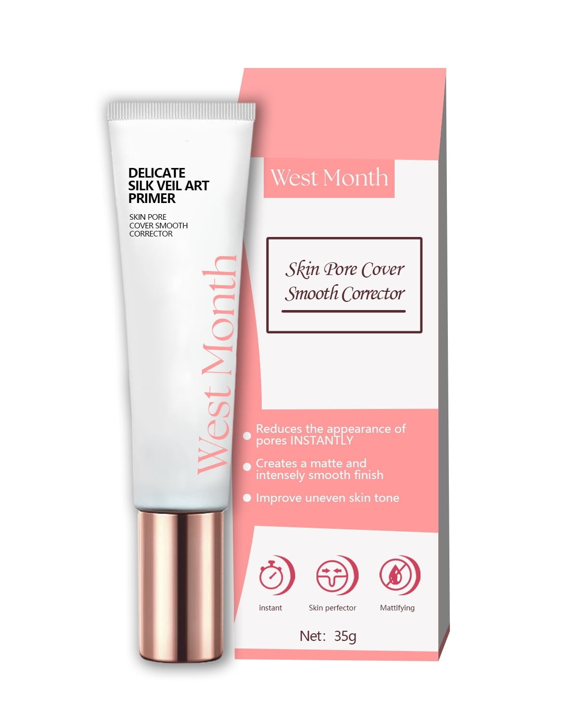 CHOUXX Perfecting Base Face Primer Under Foundation Pore Shrink Cream ...