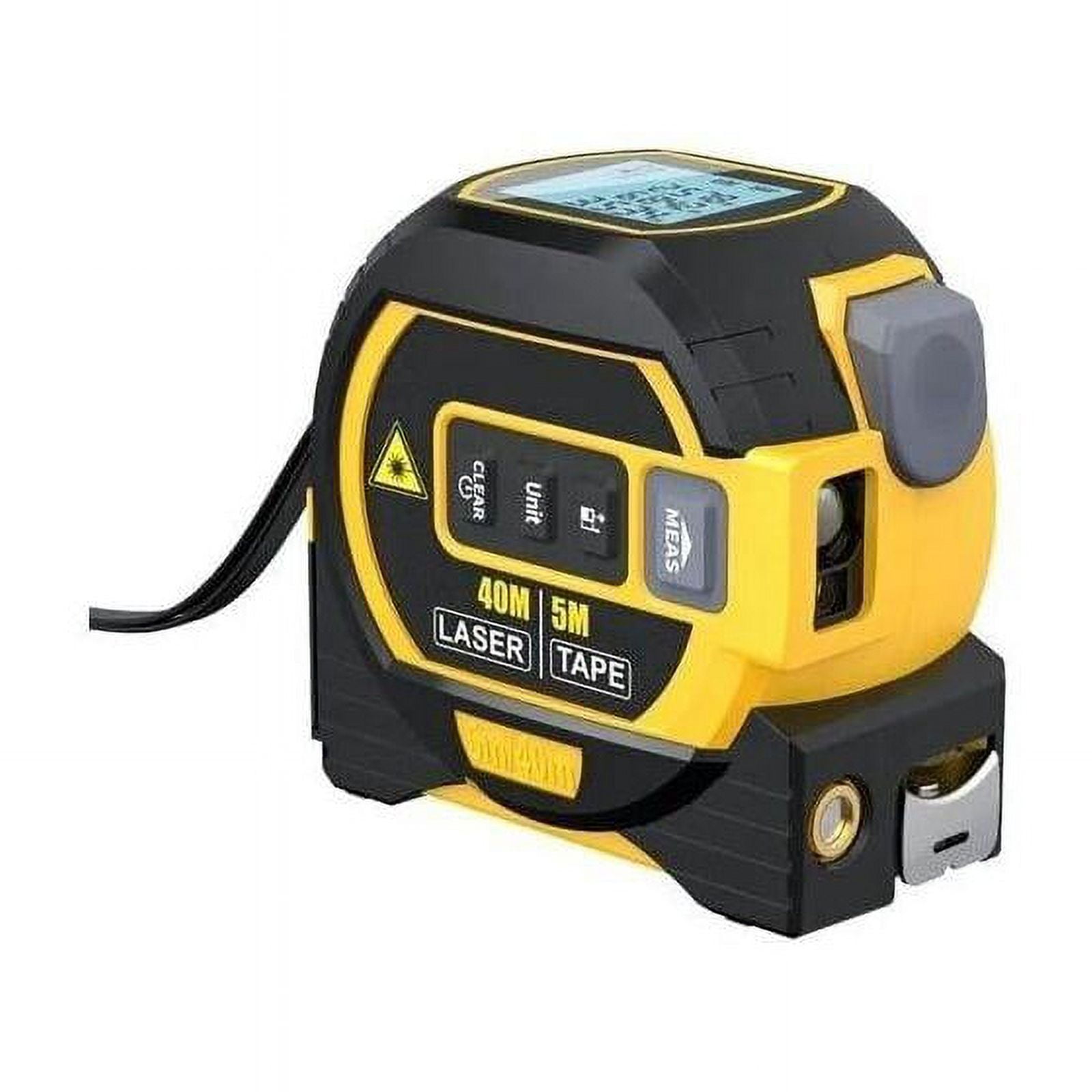 CHOYCLIT 3 in 1 Digital Laser Measure with Cross Line Laser, 131Ft Digital Laser Rangefinder ...