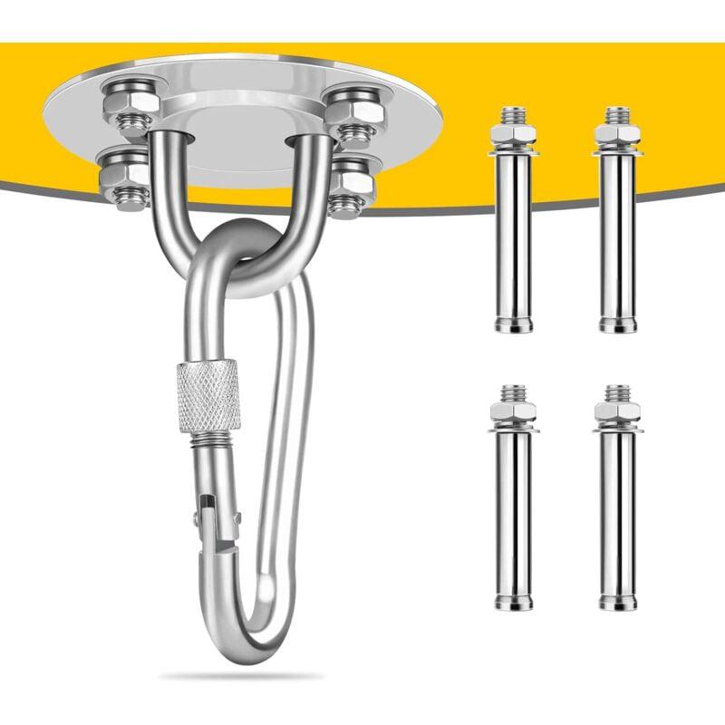 CHOYCLIT Ceiling Hook, Stainless Steel Punching Bag Ceiling Mount up to ...