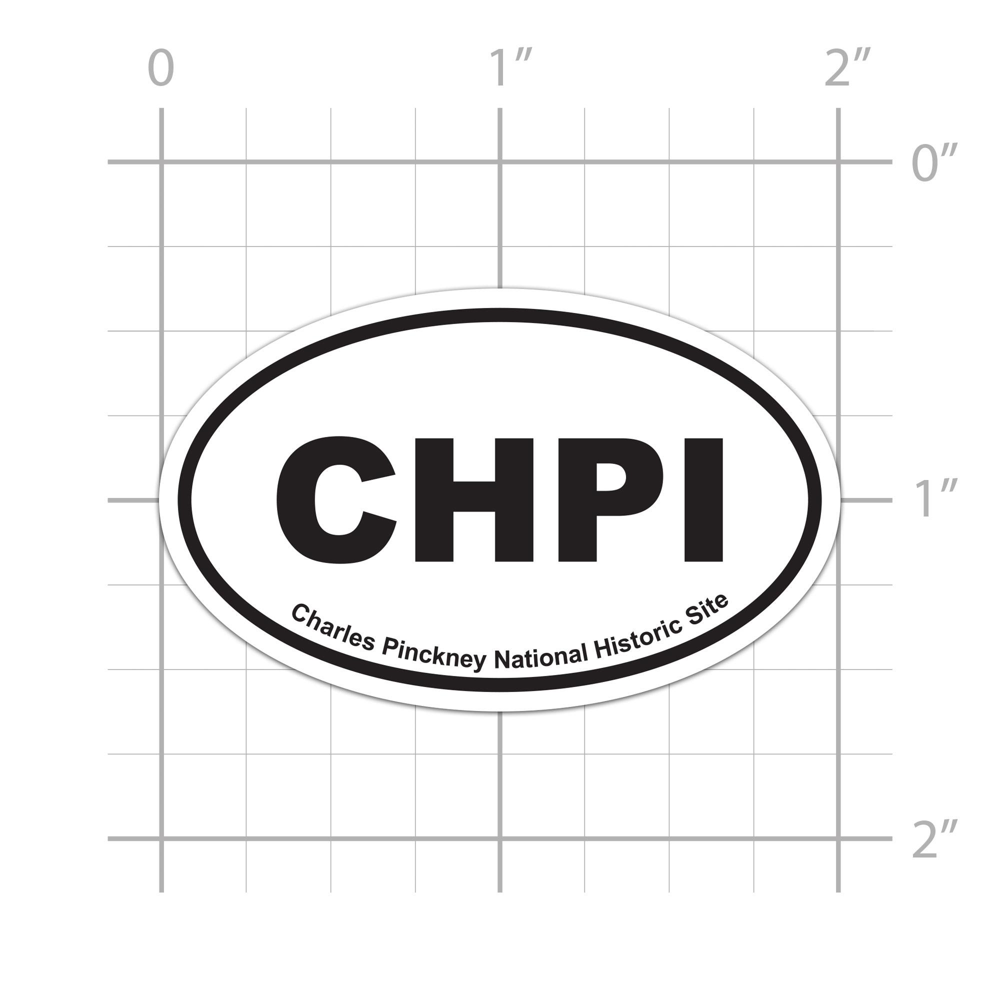 CHPI Charles Pinckney National Historic Site Sticker for water bottle ...