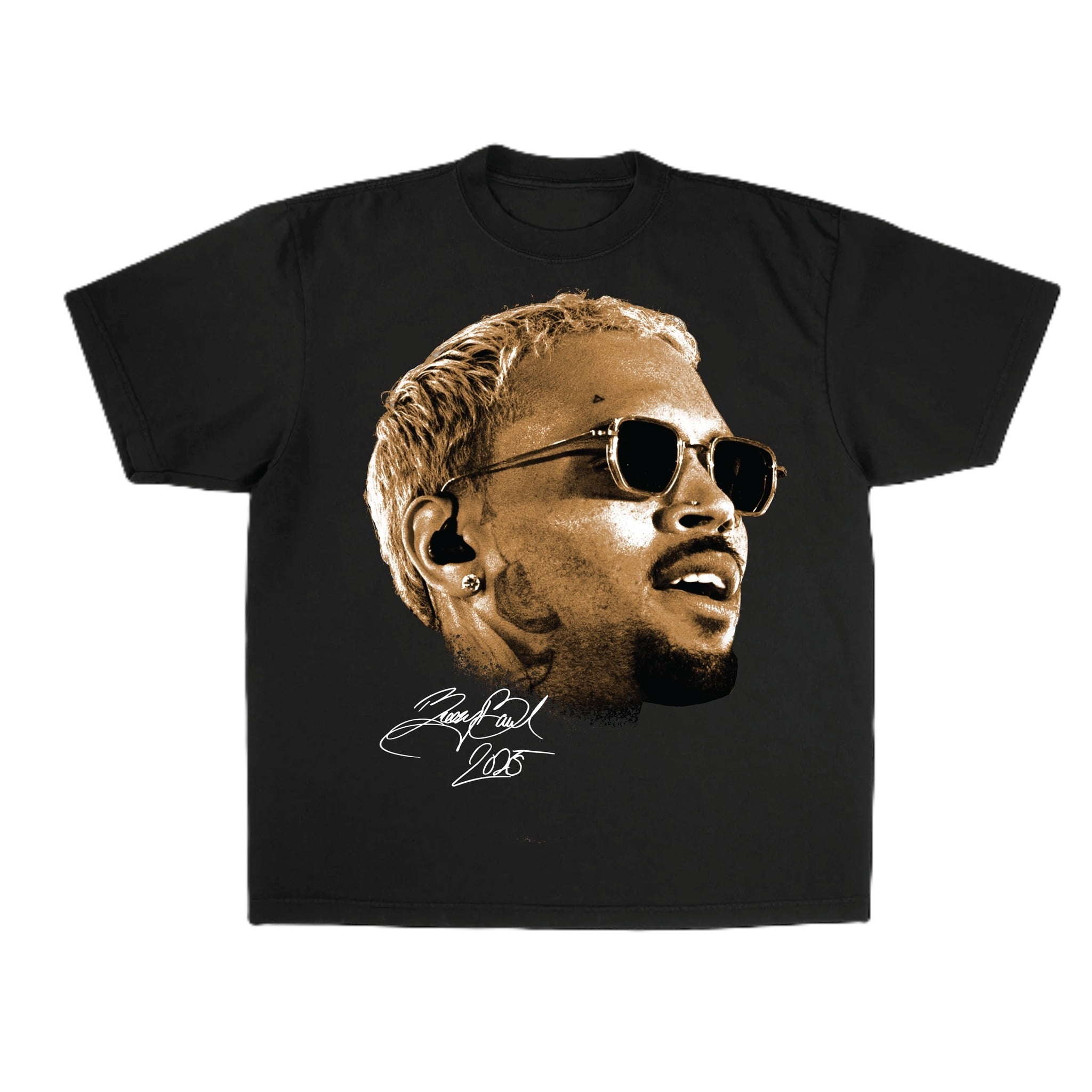 CHRIS &BROWN BREEZY BOWL XX BIG HEAD T-SHIRTS - Walmart.com