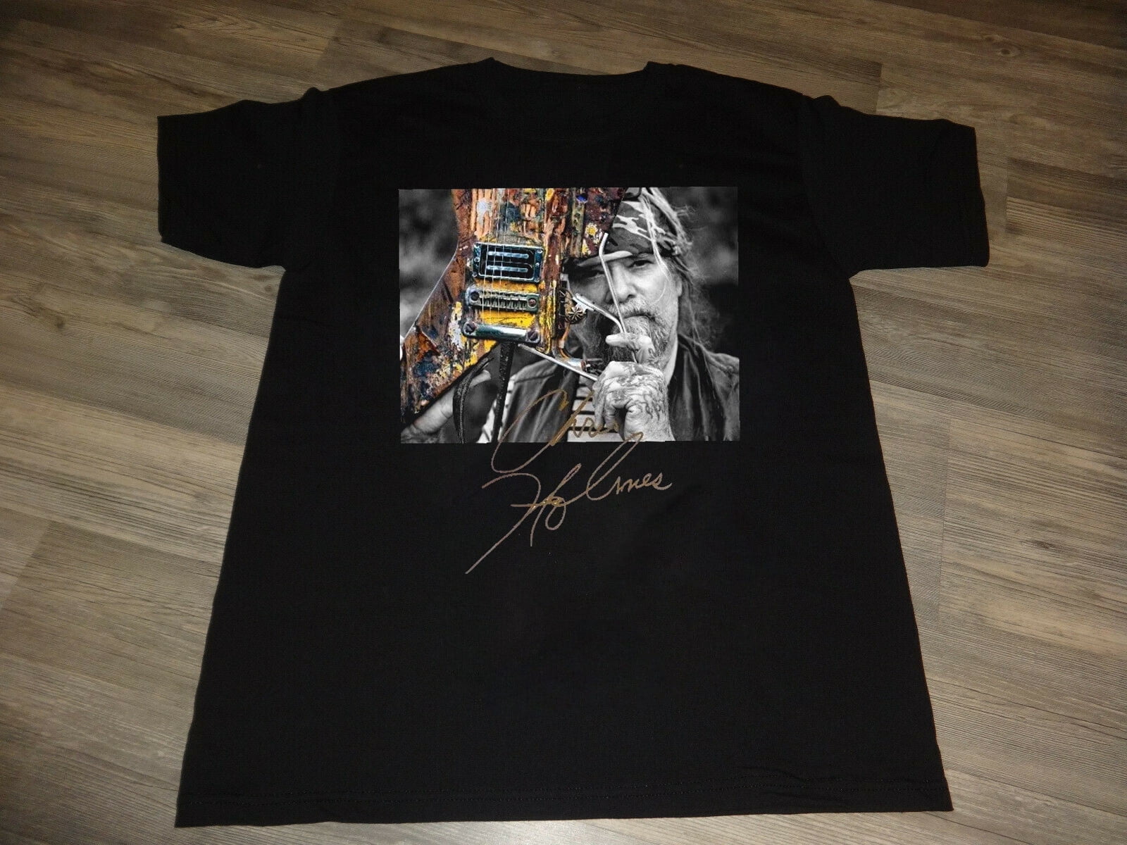 CHRIS HOLMES NEW Album sIGNATURE bLACK t sHIRT s-5xl cREATIVE CLASSIC ...