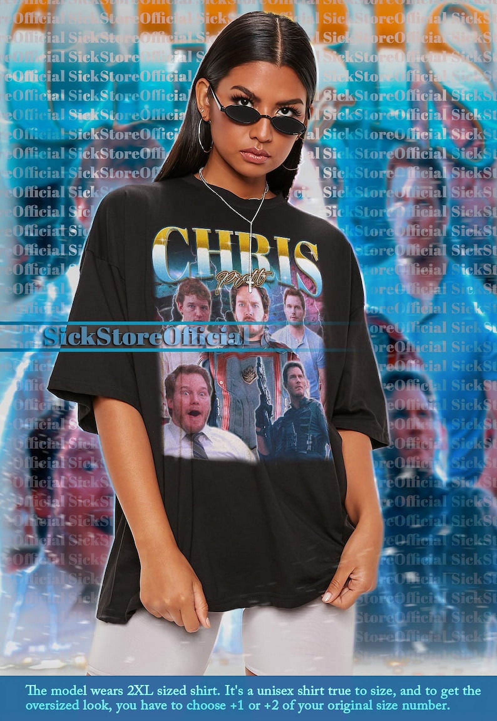 CHRIS PRATT Vintage Shirt, Chris Pratt Rap 90s Hip-hop Style Shirt ...
