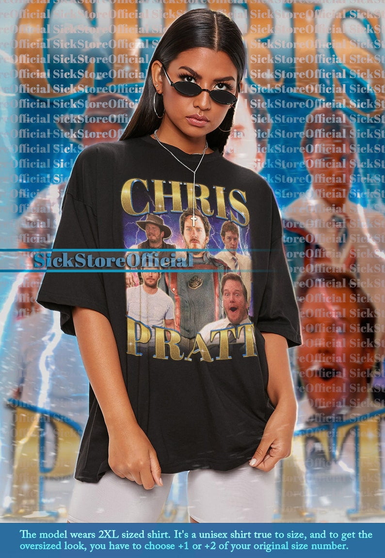 CHRIS PRATT Vintage Shirt, Chris Pratt Rap 90s Hip-hop Style Shirt ...