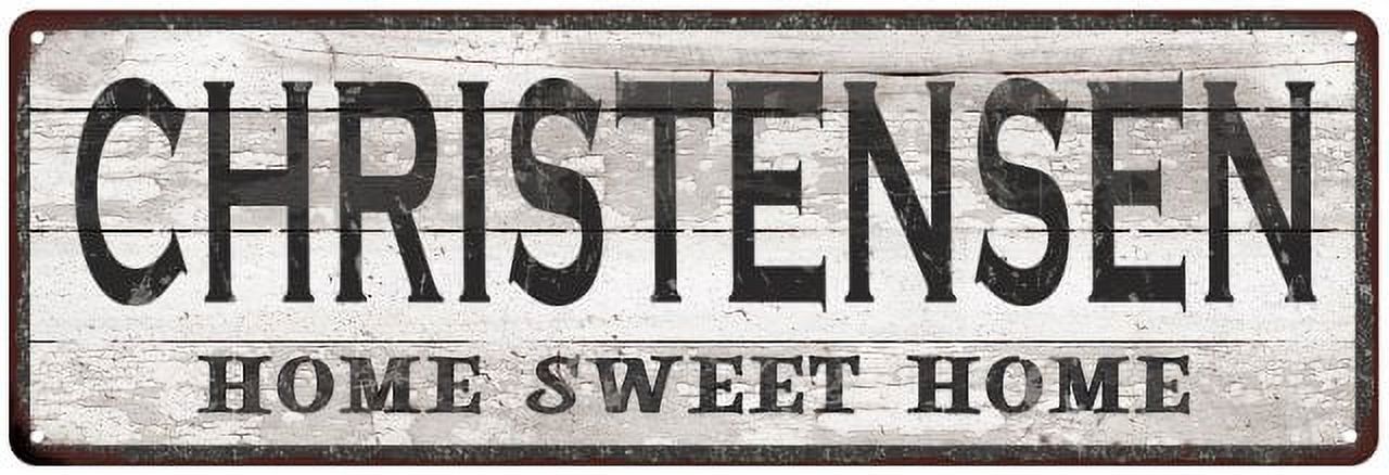 CHRISTENSEN Home Sweet Home Country Gift 6x18 Metal Sig 206180045994 ...