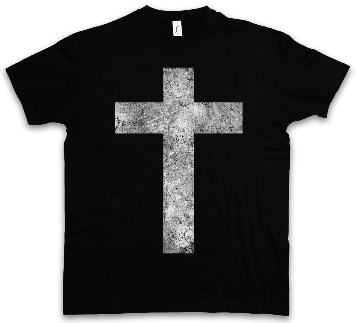 CHRISTIAN CROSS II T-SHIRT Jesus Christianity God Gott - Walmart.com