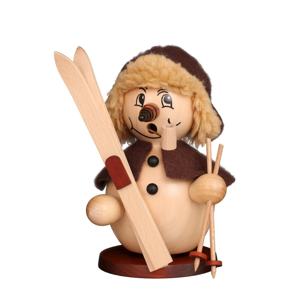 CHRISTIAN ULBRICHT Smoker - Snowman Skier (Natural) - Walmart.com
