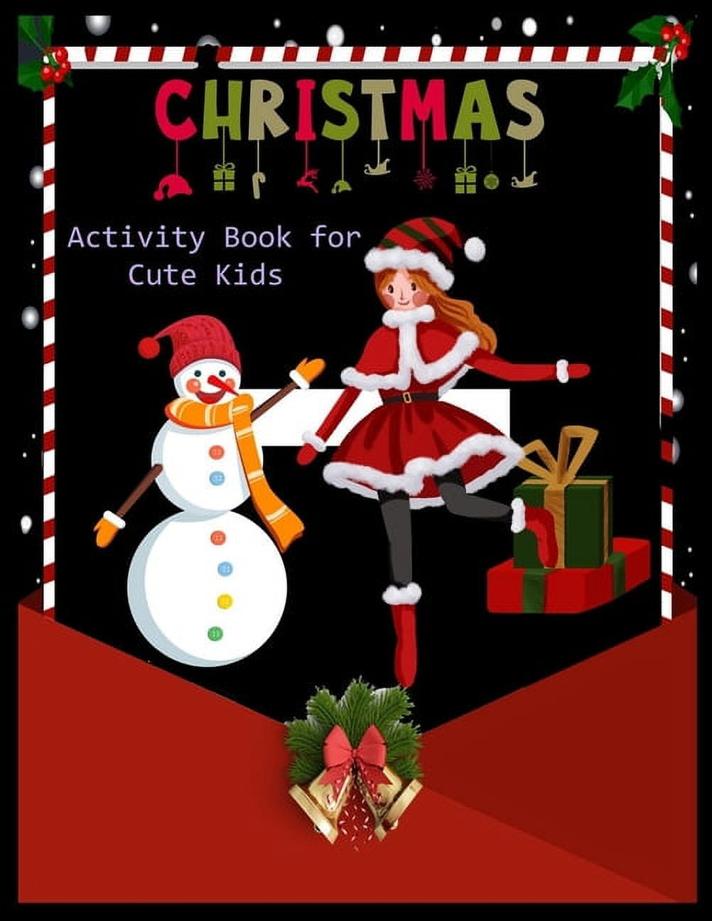 CHRISTMAS Activity Book for Cute Cats: Christmas Activity Book ...