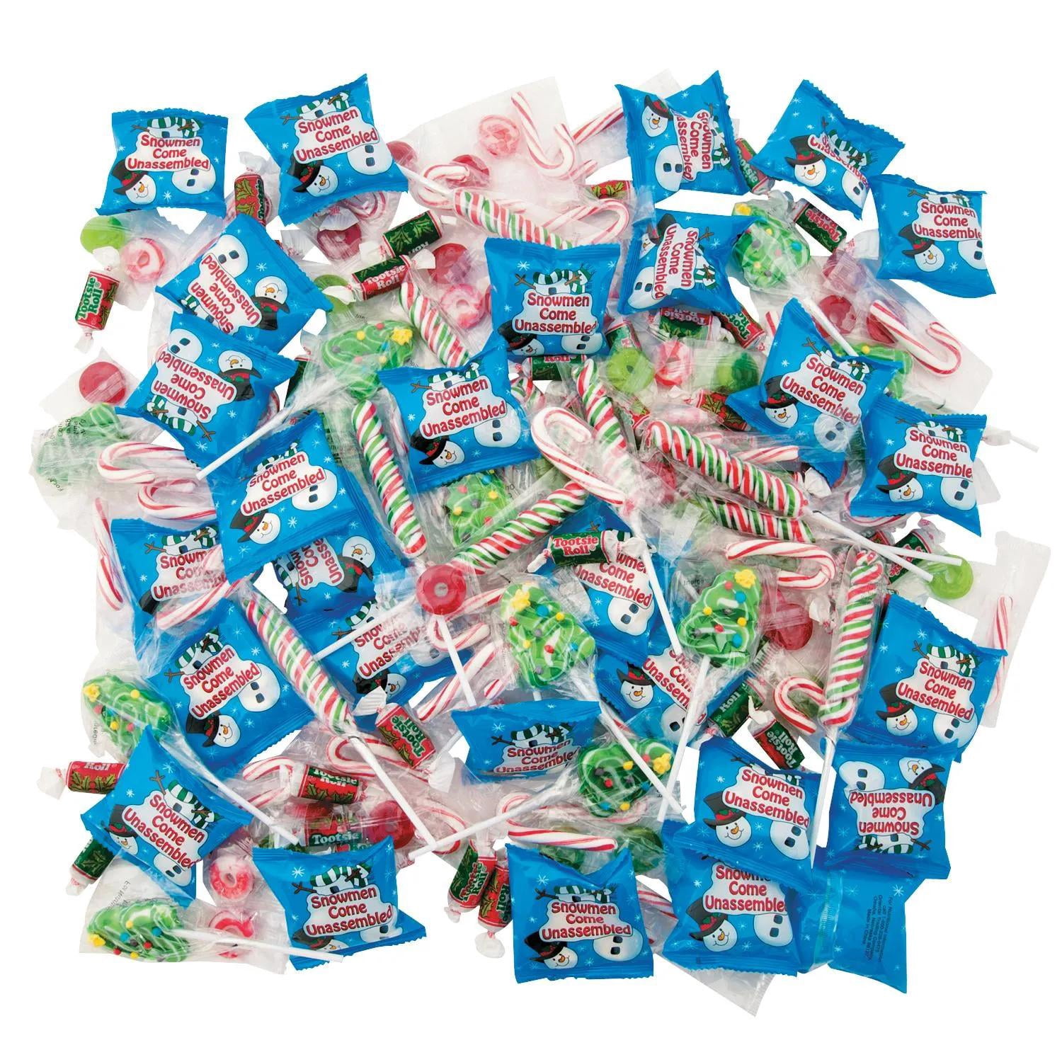 3 lbs. Bulk 144 Pc. Christmas Candy Handout Assortment - Walmart.com