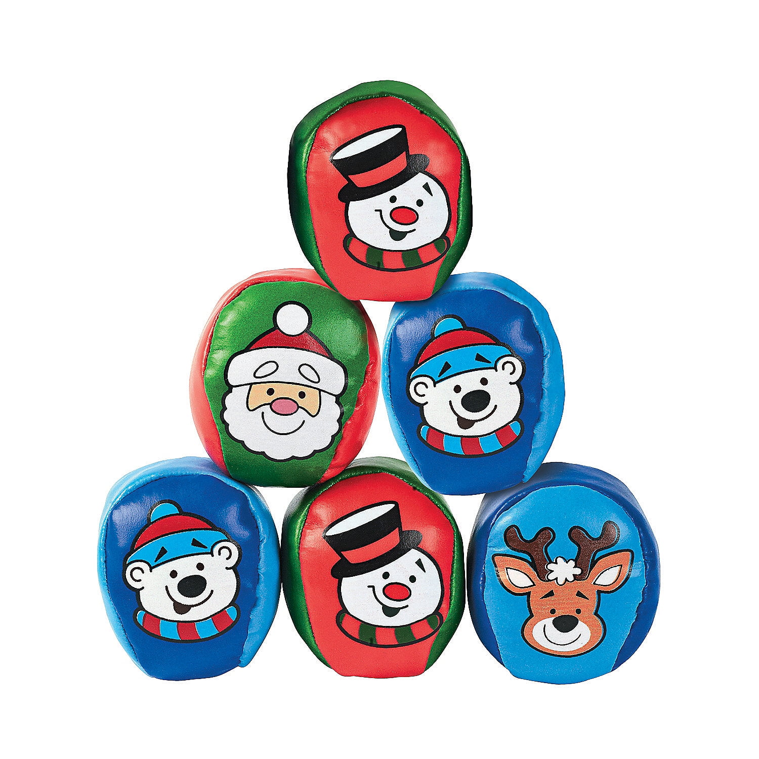 CHRISTMAS CHARACTER VINYL KICKBALLS - Toys - 12 Pieces - Walmart.com