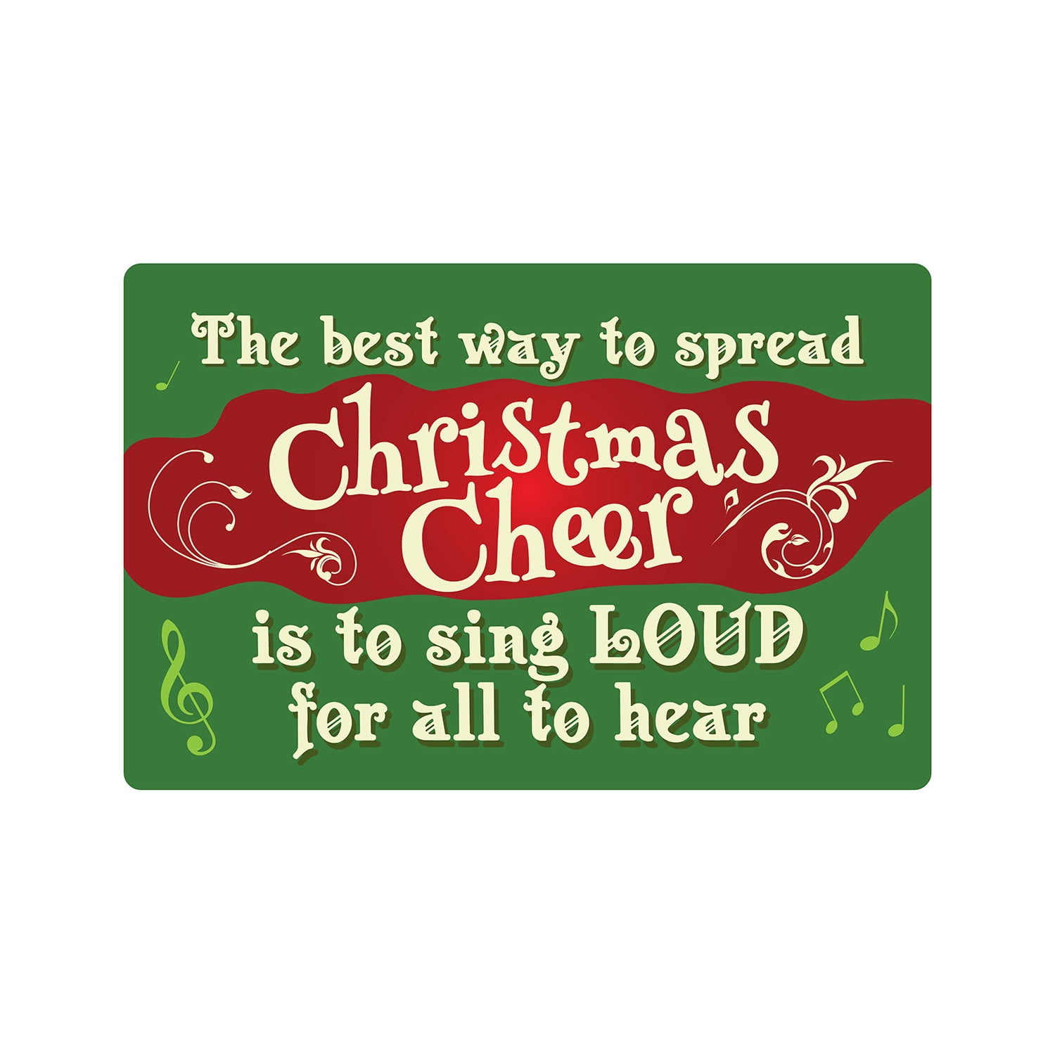 CHRISTMAS CHEER Decal christmas song season holiday merry carol ...