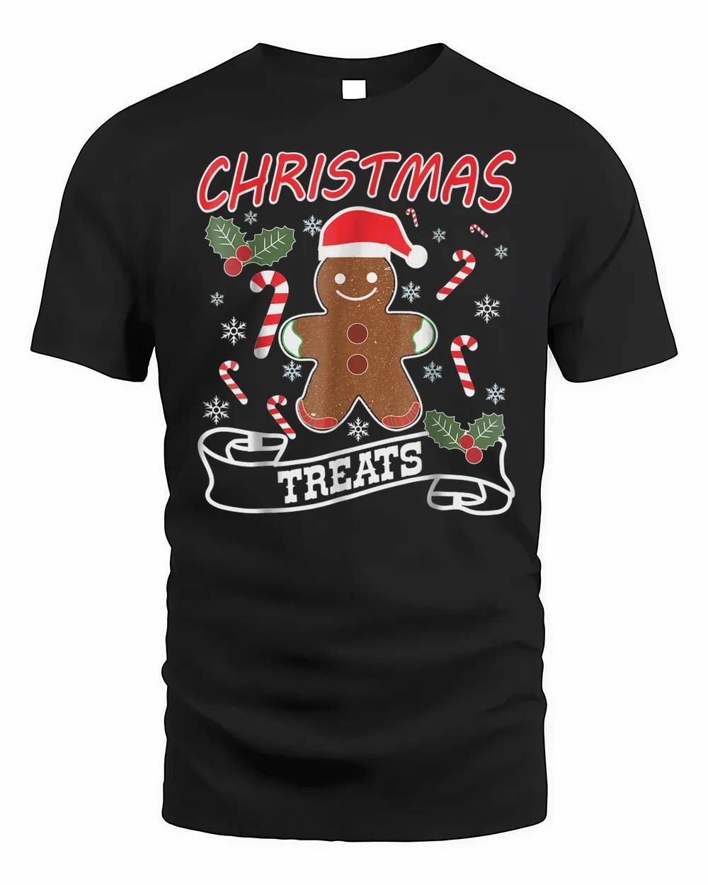 CHRISTMAS TREATS SHIRTS I Gingerbread man is alive - Walmart.com