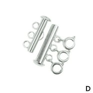 Multi-strand Slide Lock Clasps Connectors for Multi-strand Jewelry ...