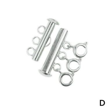 Multi-strand Slide Lock Clasps Connectors for Multi-strand Jewelry ...