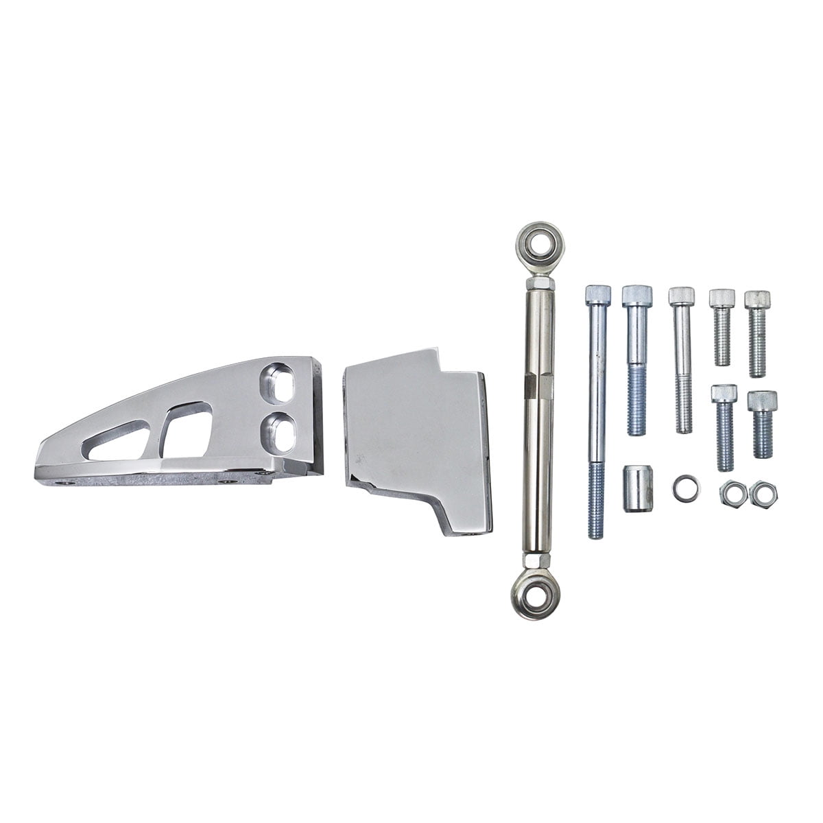 CHROME ALUMINUM AIR CONDITIONING BRACKET FOR CHEVY SC SWP DRIVER SIDE ...