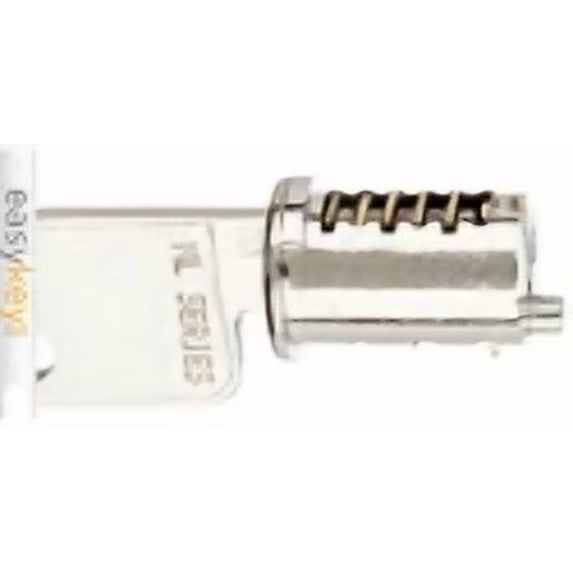 (CHROME) Office Furniture Replacement Lock Core for Haworth ML601 ...