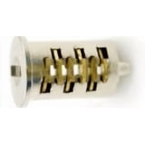 (CHROME) Office Furniture Replacement Lock Core for Haworth SL118 ...