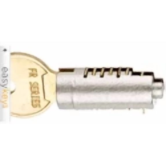 (CHROME) Office Furniture Replacement Lock Core for Steelcase FR348 ...