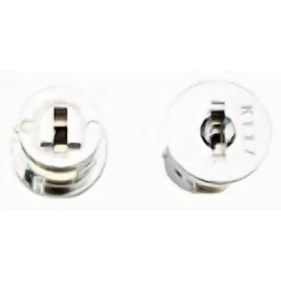 (CHROME) Office Furniture Replacement Lock Core for Storwal K115 ...