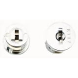 (CHROME) Office Furniture Replacement Lock Core for Storwal K28 ...