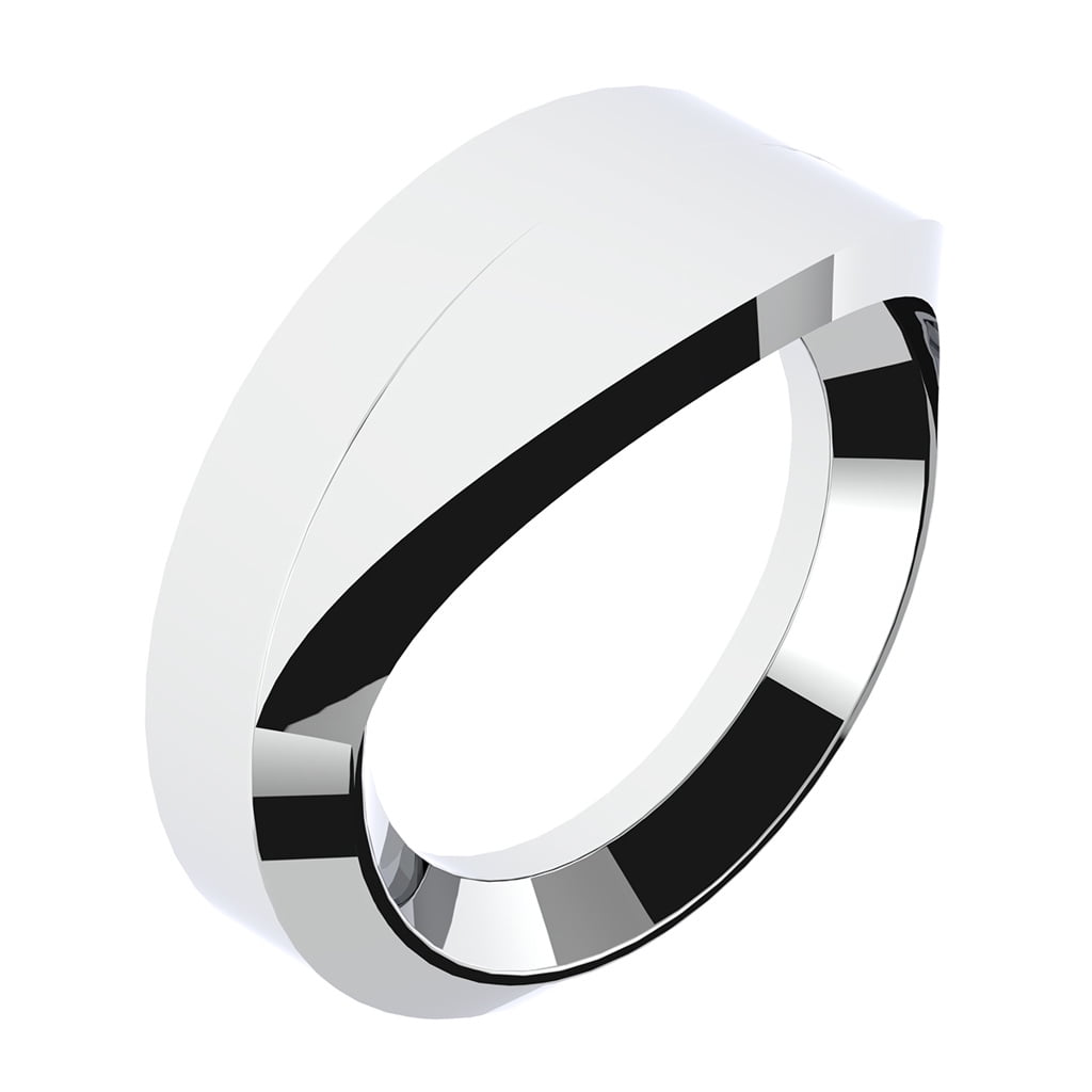 CHROME PLASTIC SMALL GAUGE BEZEL WITH VISOR FOR 1996-2010 FREIGHTLINER ...