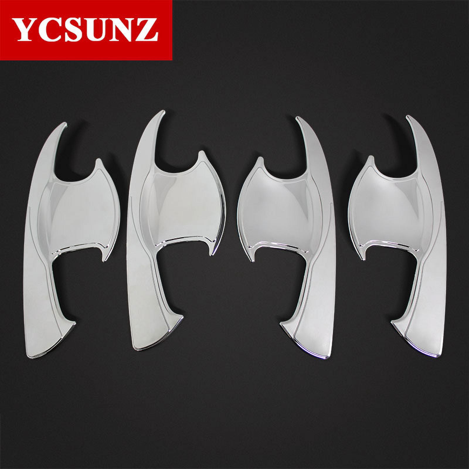 CHROME-new design-for hilux pickup door handle insert trims for toyota ...