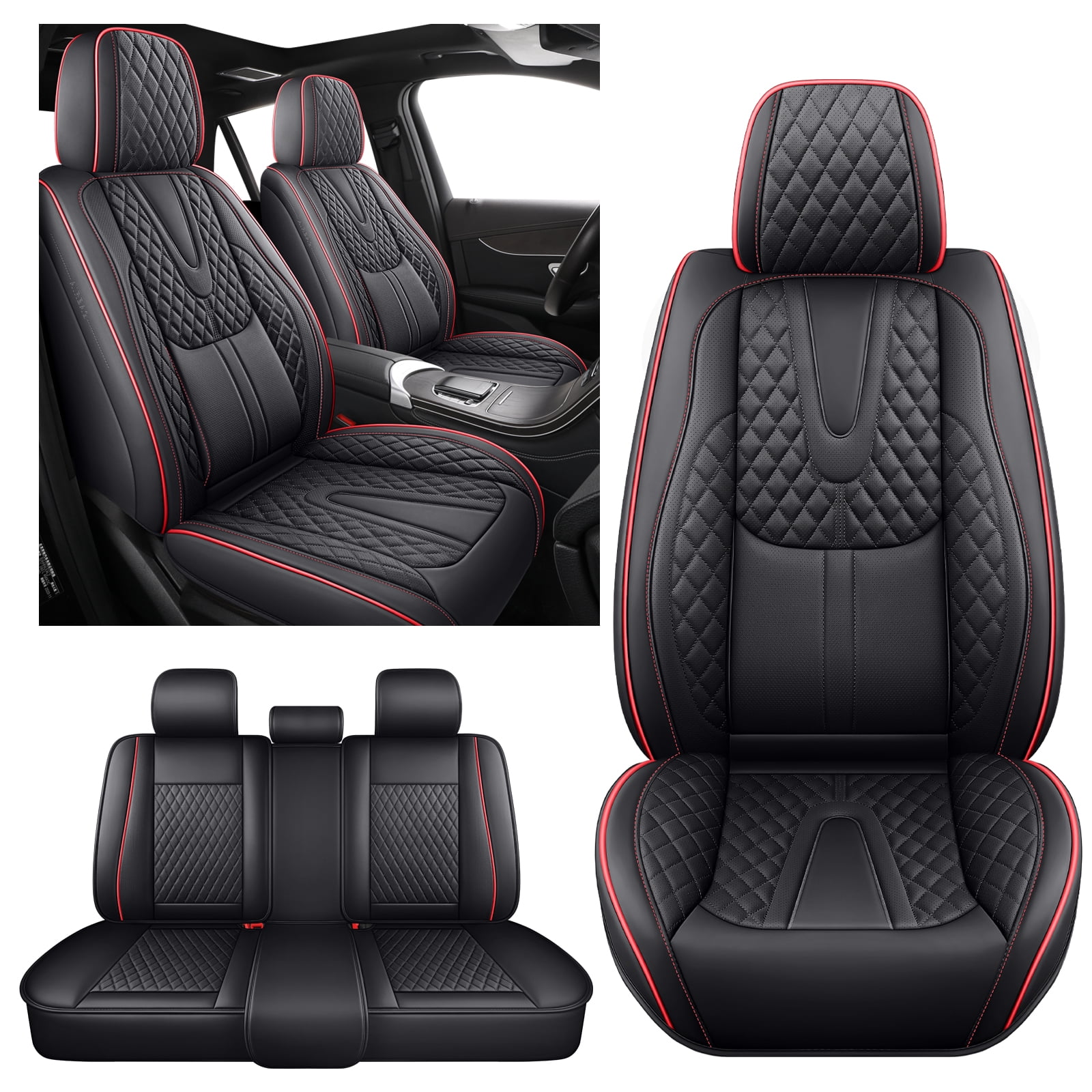 for CHRYSLER 300M 2003 Car Seat Cover, PU Leather Full Set of 5 Seats ...