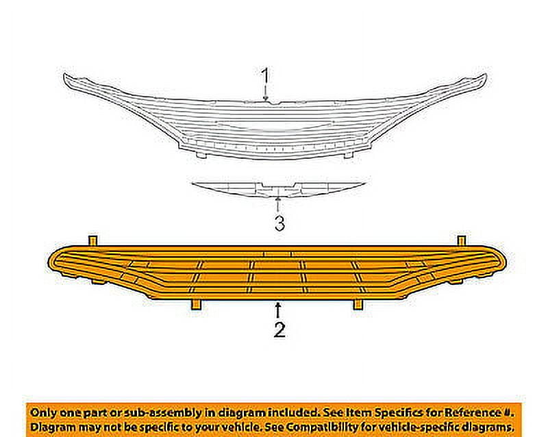 CHRYSLER OEM 2017 Pacifica Front Bumper-Lower Bottom Grille Grill ...