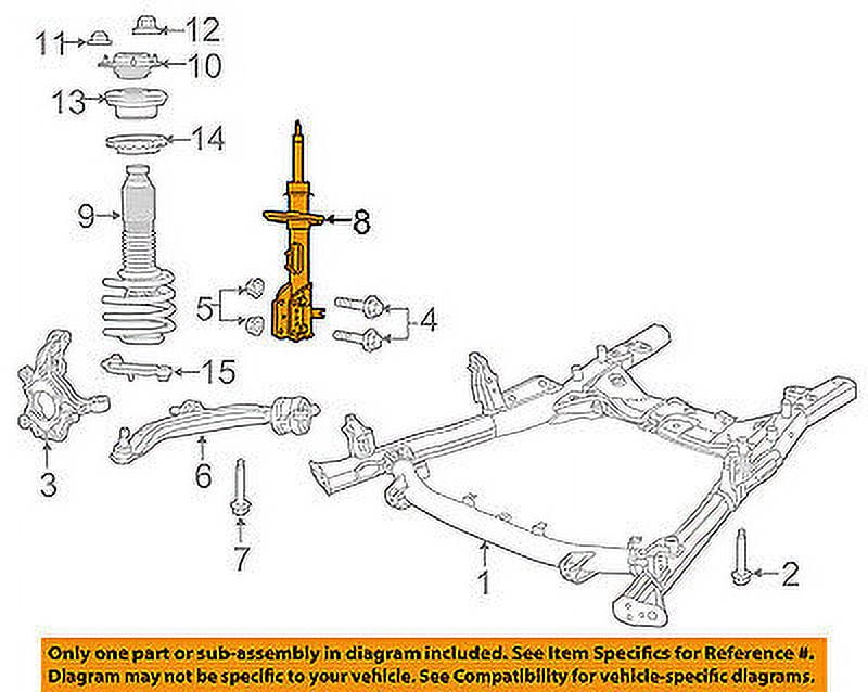 CHRYSLER OEM 2017 Pacifica Front Suspension-Strut Right 68248728AD ...